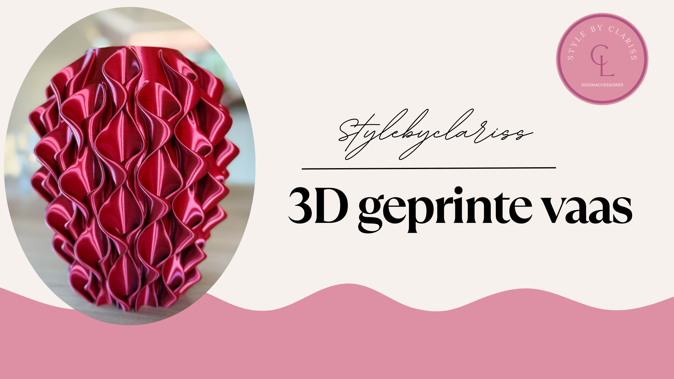 3d geprinte vaas, de trend van 2026 – Stylebyclariss